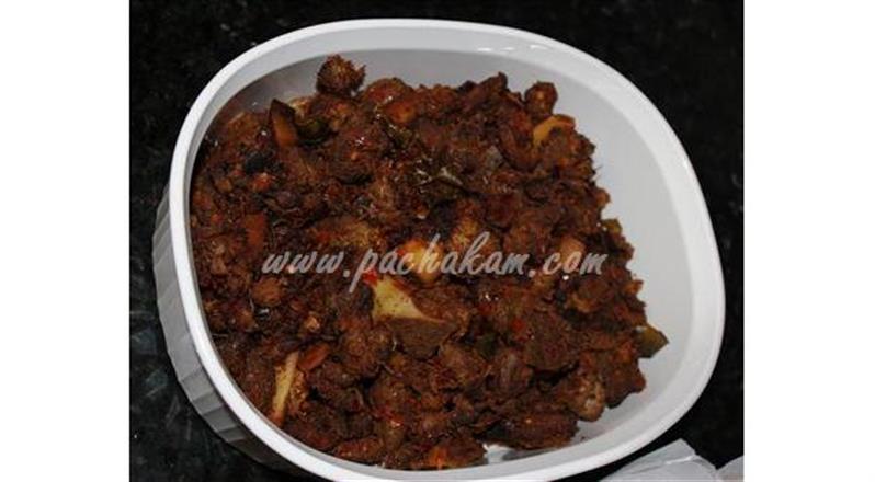 Kerala Pepper Mutton Chilly Fry | pachakam.com